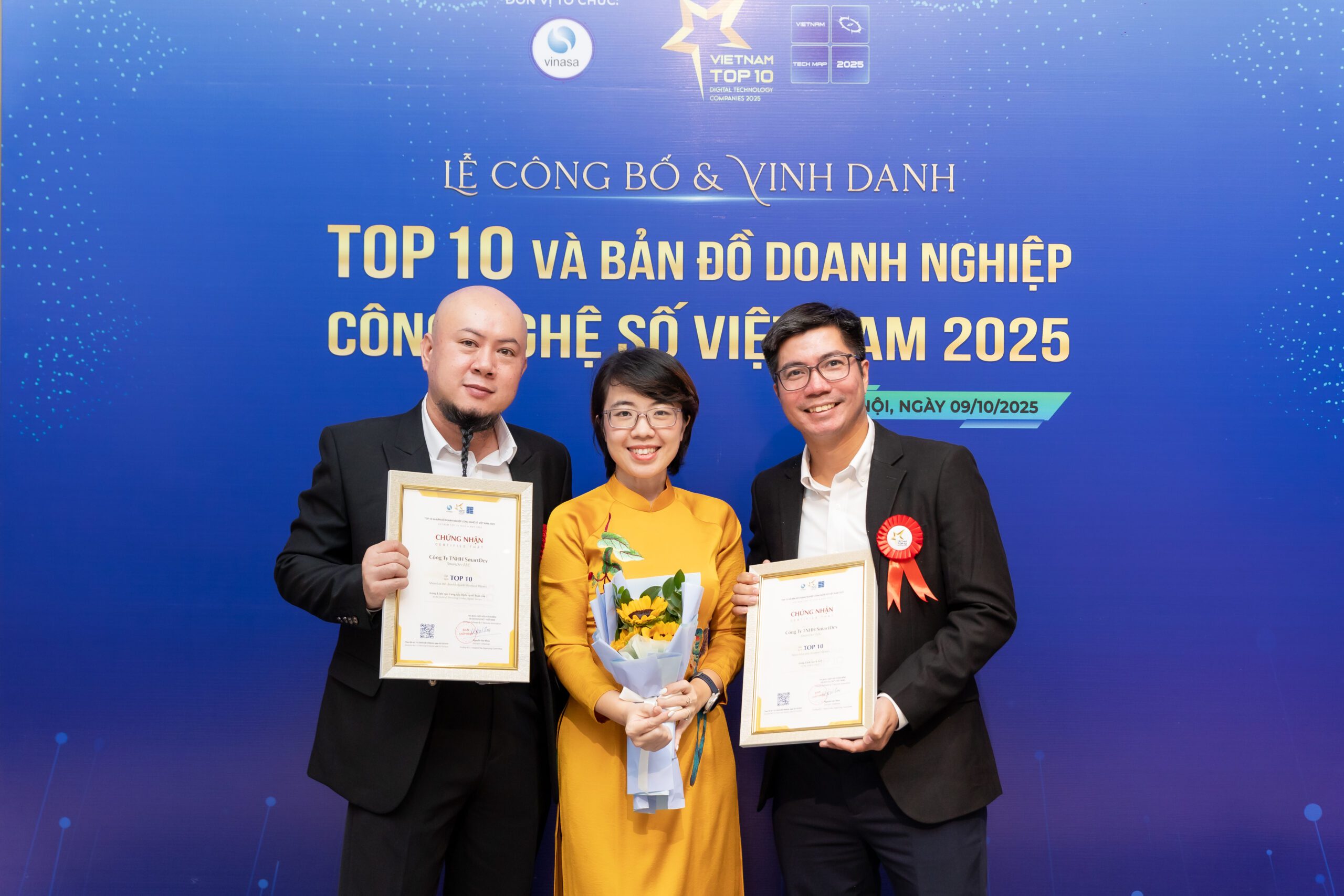 SmartDev Recognized Among Vietnam’s Top 10 Tech Companies 2025 | SmartDev